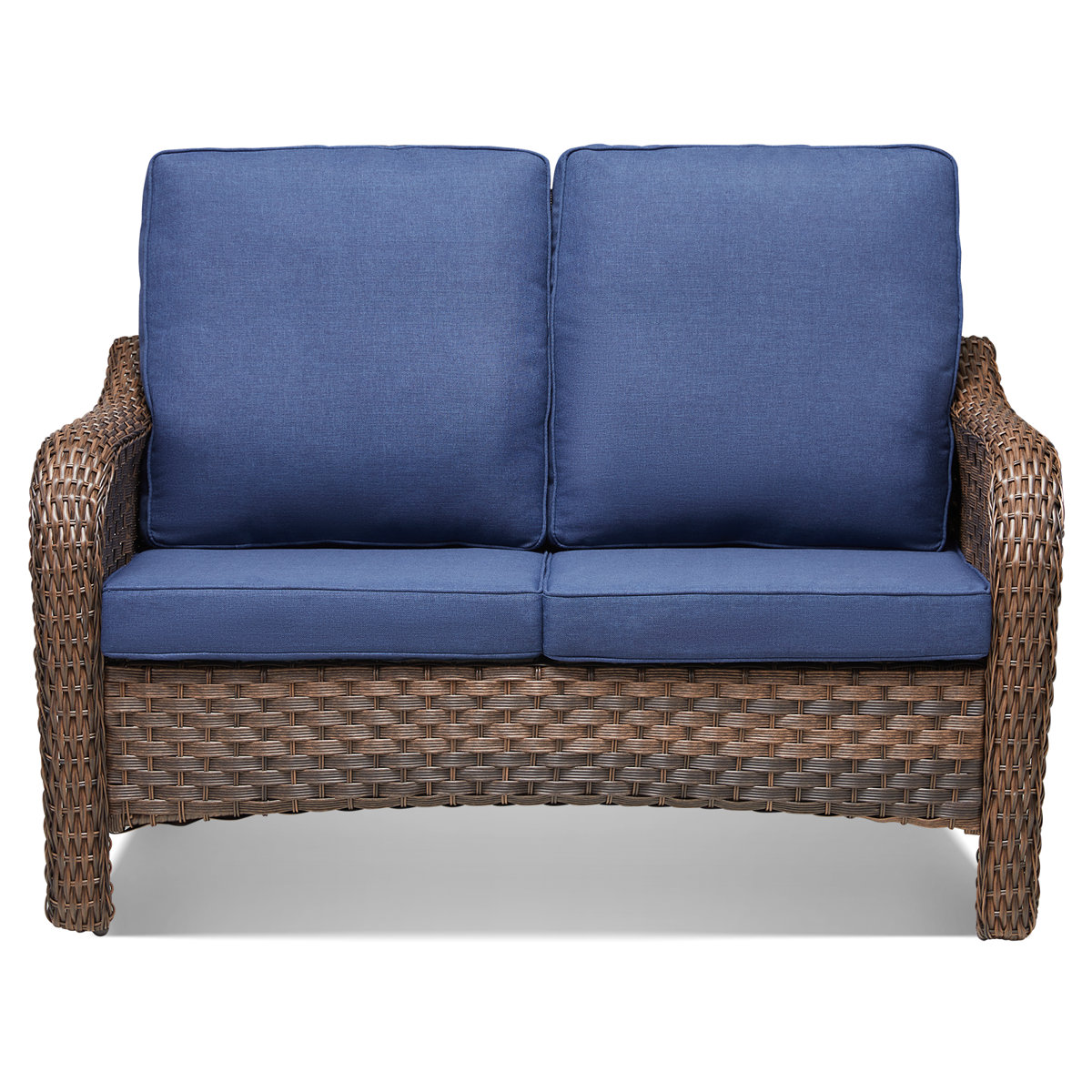 Buenhomino 50'' Wicker Outdoor Loveseat & Reviews | Wayfair